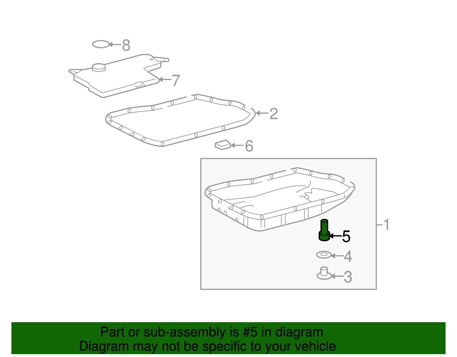 Toyota Parts Transmission Oil Filler Tube 35125-07020 | Toyota Parts ...