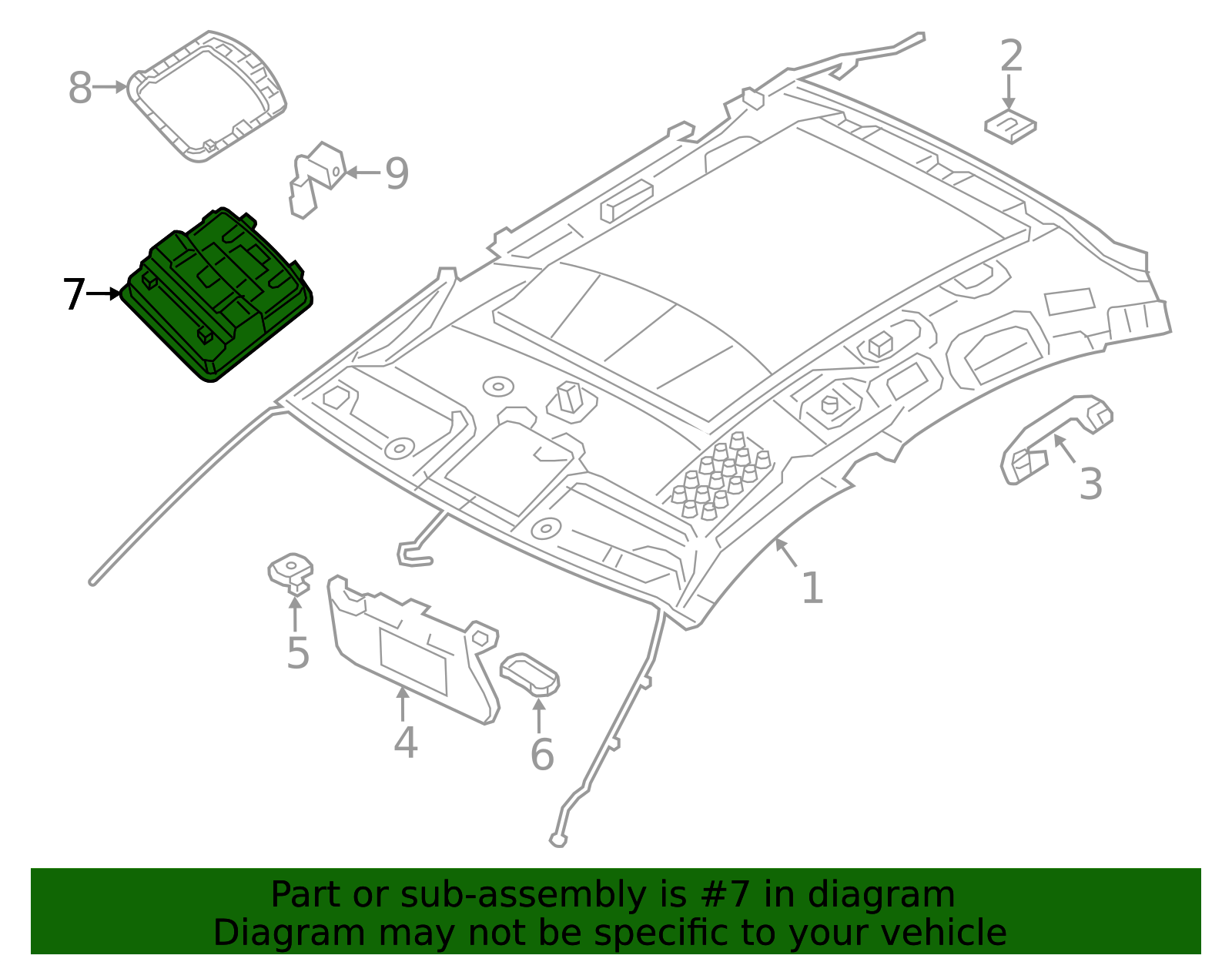 26430-C991C - Map Lamp Assembly 2013 Nissan Altima | Official Nissan ...