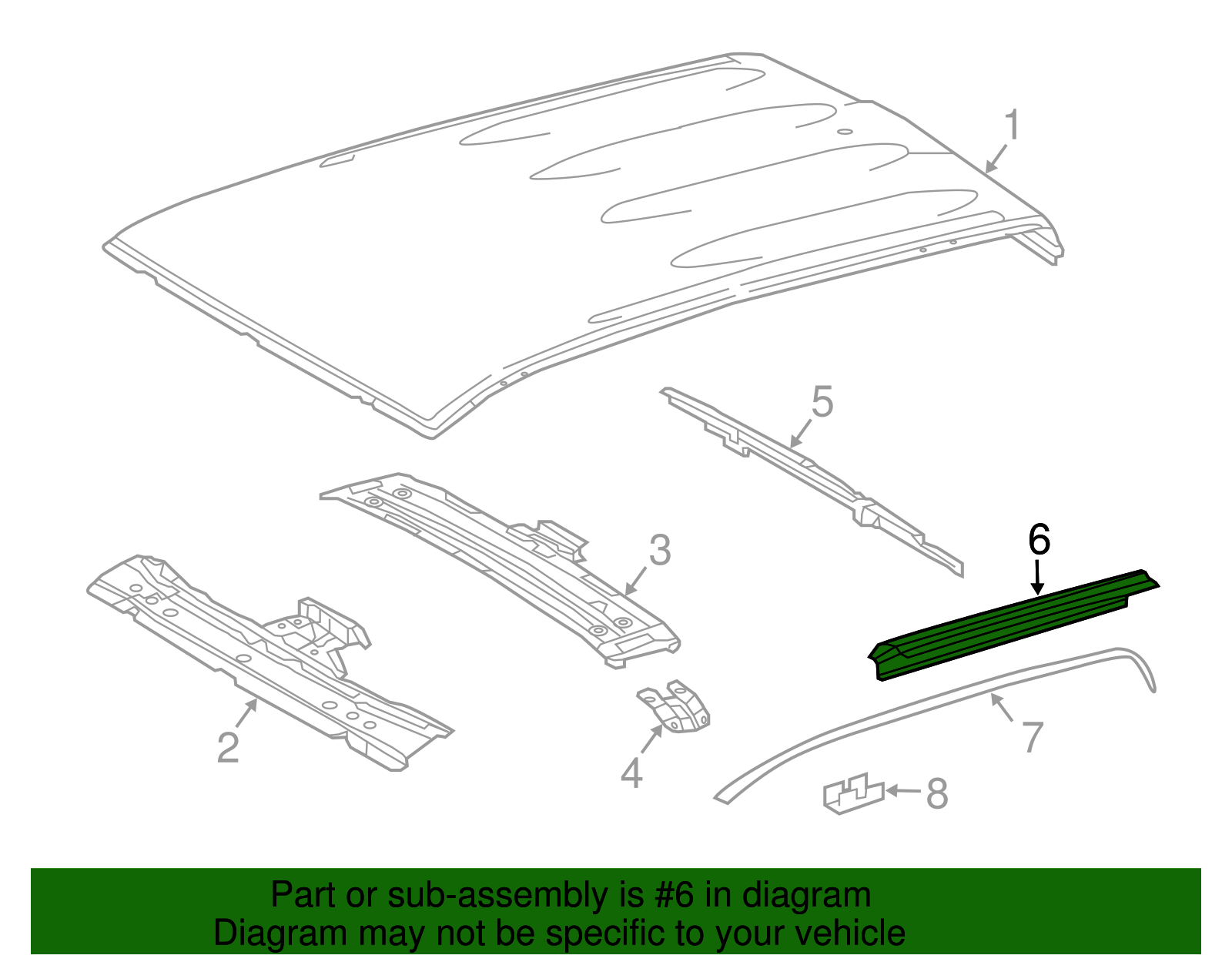 75551-04072 - Drip Molding - 2021-2023 Toyota Tacoma | OEM Genuine ...