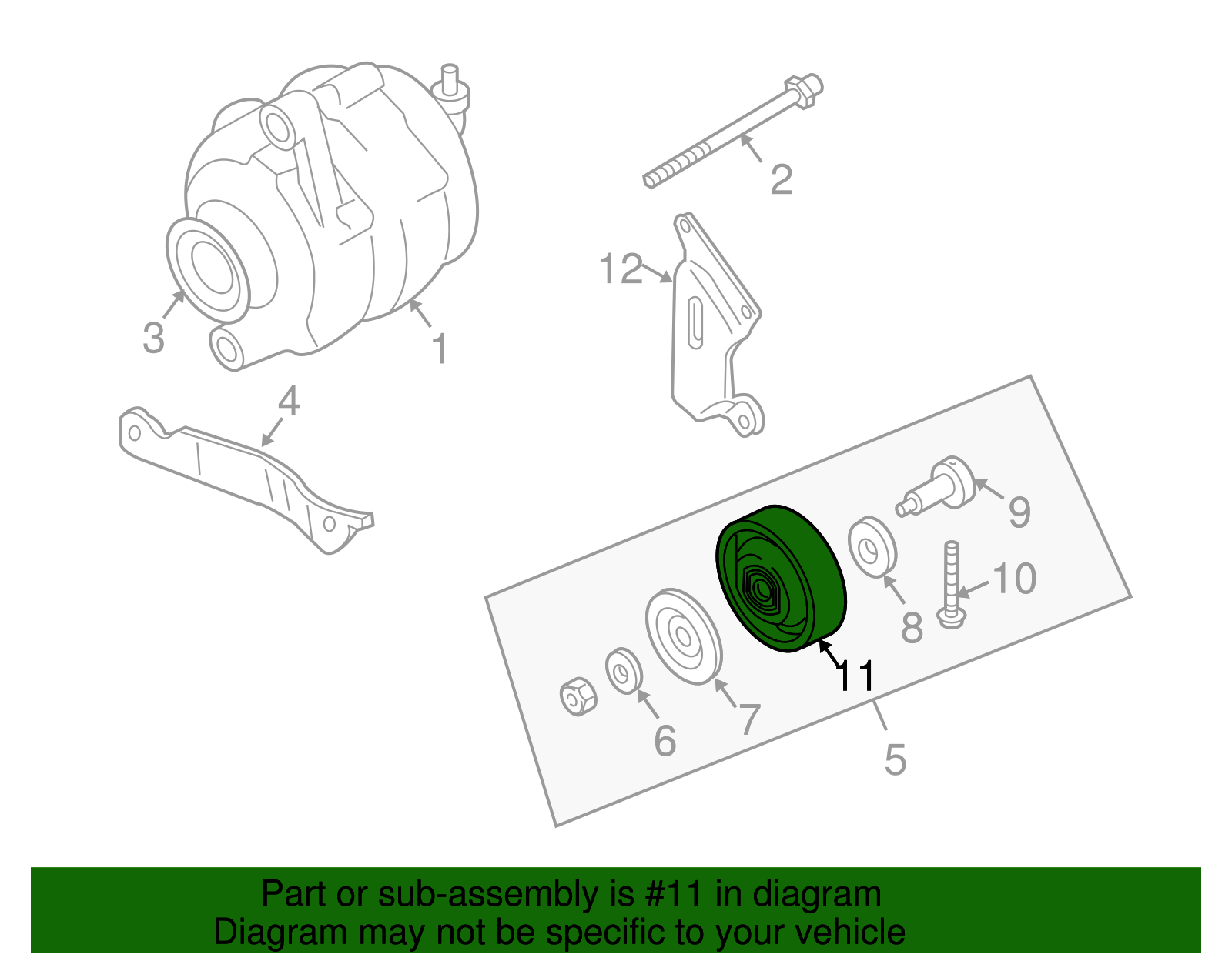 2002-2008 Infiniti Idler Pulley 11927-AL500 | Infiniti of Warwick