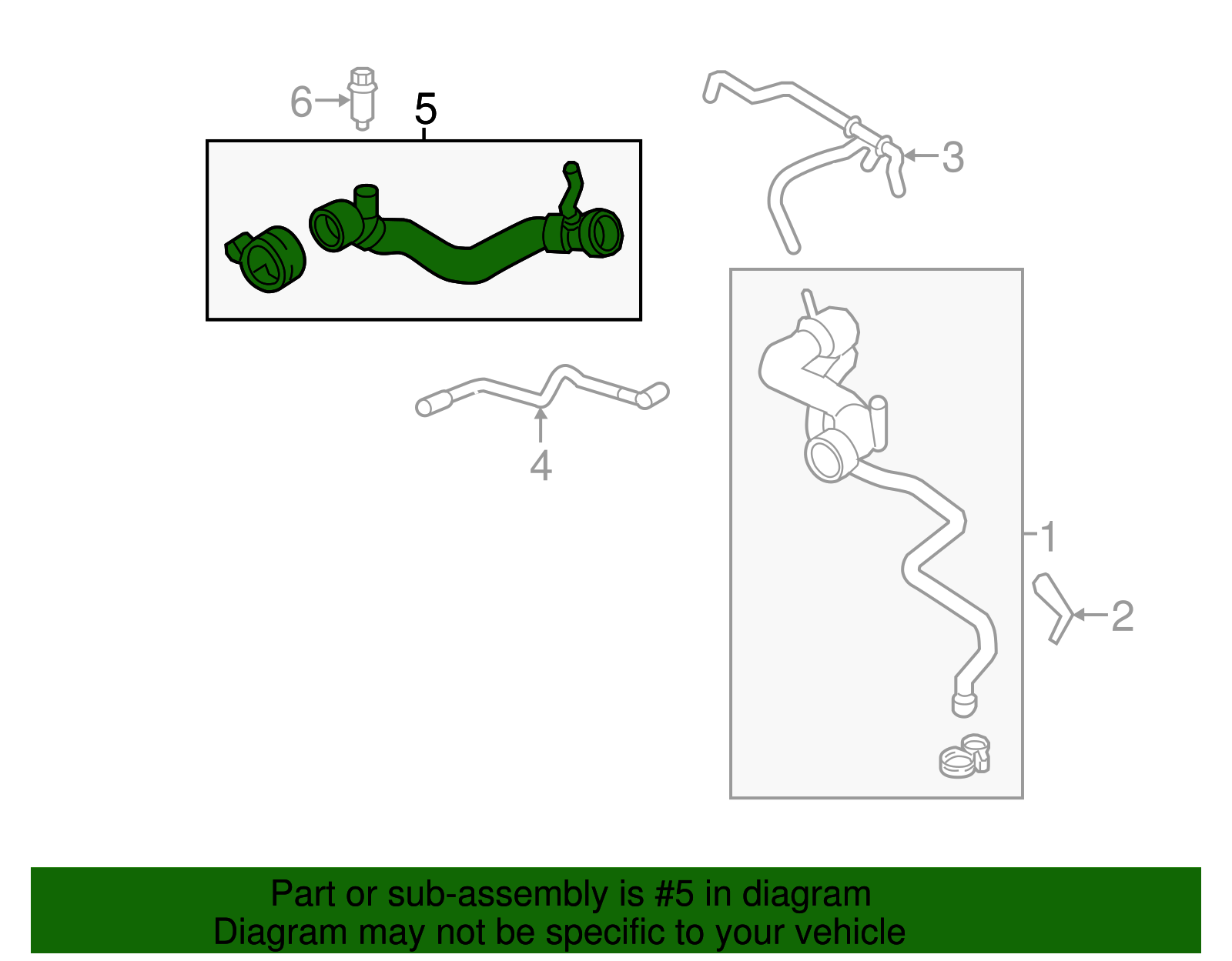 Genuine BMW 17-12-7-582-894 | Connector Hose | FREE Shipping on Most ...