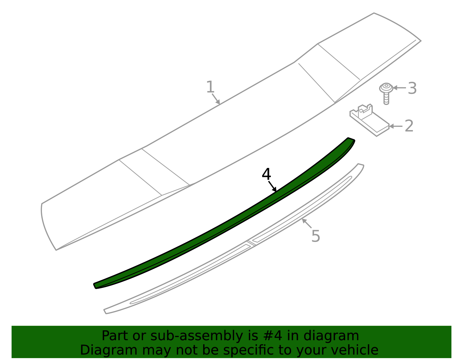 51-62-8-083-993 - Rear Spoiler 2020-2025 BMW X4 | BMWPartsDirect.com