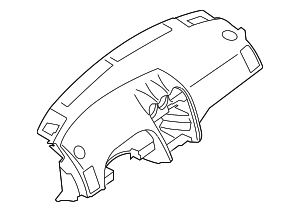 68200-ZX02A - Dashboard Panel - 2010-2011 Nissan Altima | Nissan OEM ...