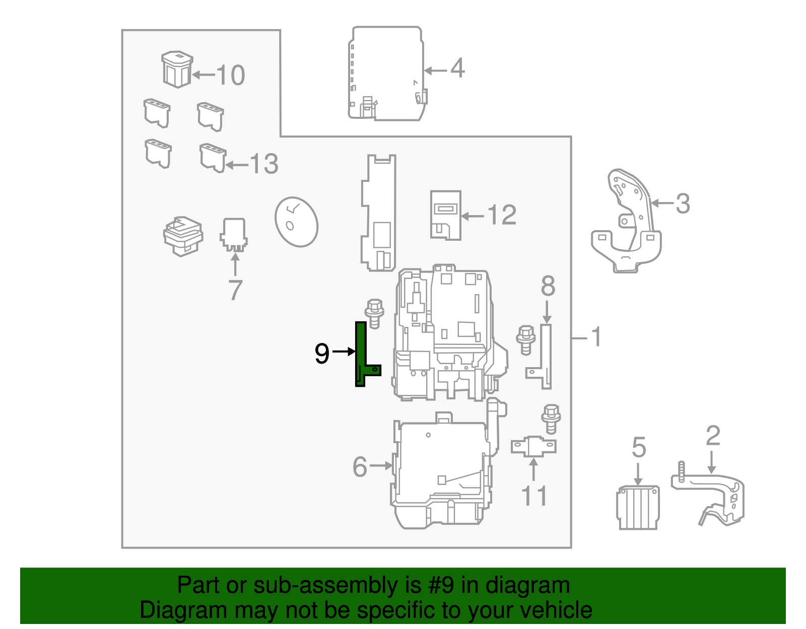 38233-T2A-A01 - 2013-2017 Honda Accord - Fuse Multi Block | Honda Parts ...