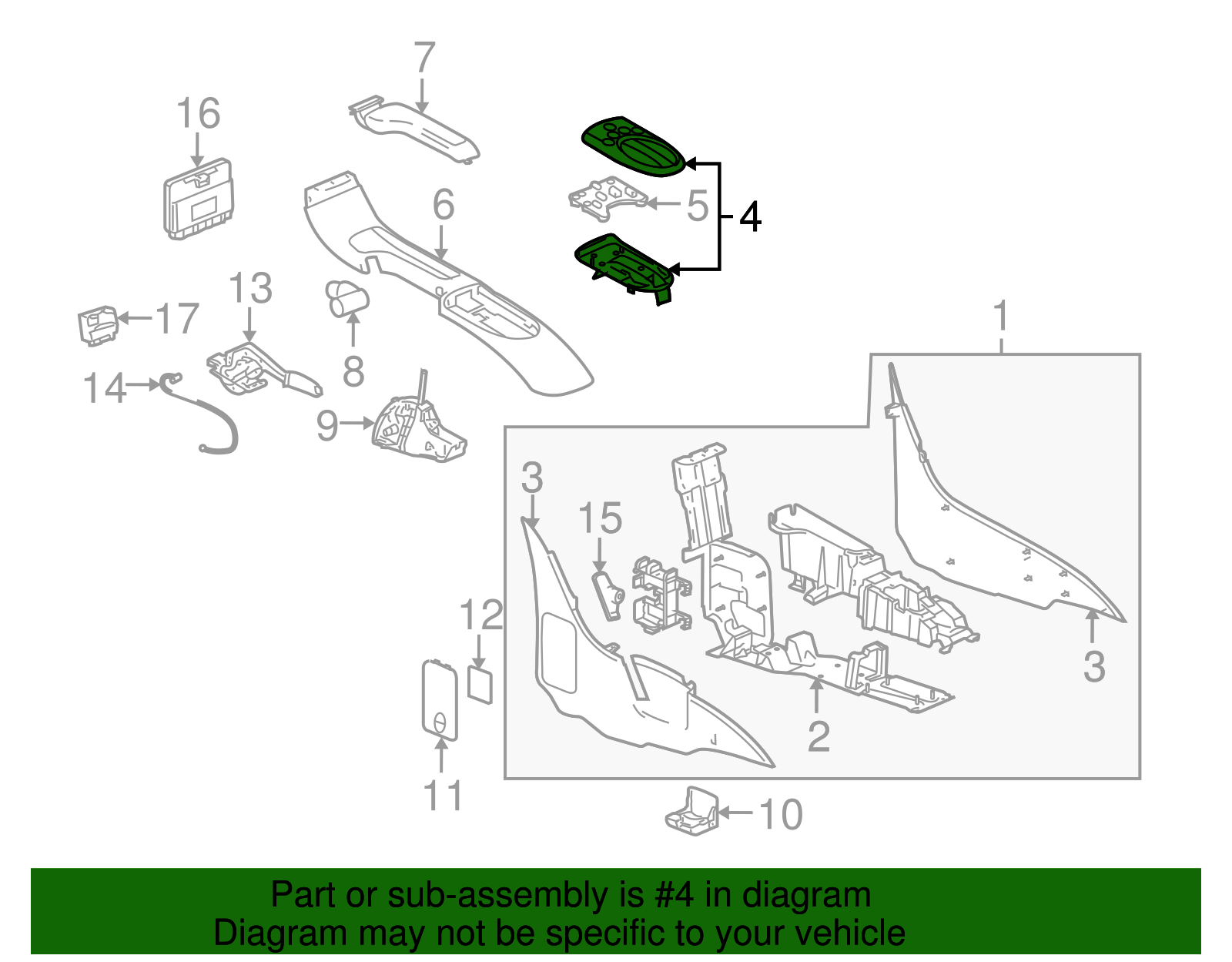 2005-2006 Chevrolet SSR Shift Plate 15787511 | Capital Chevy Parts