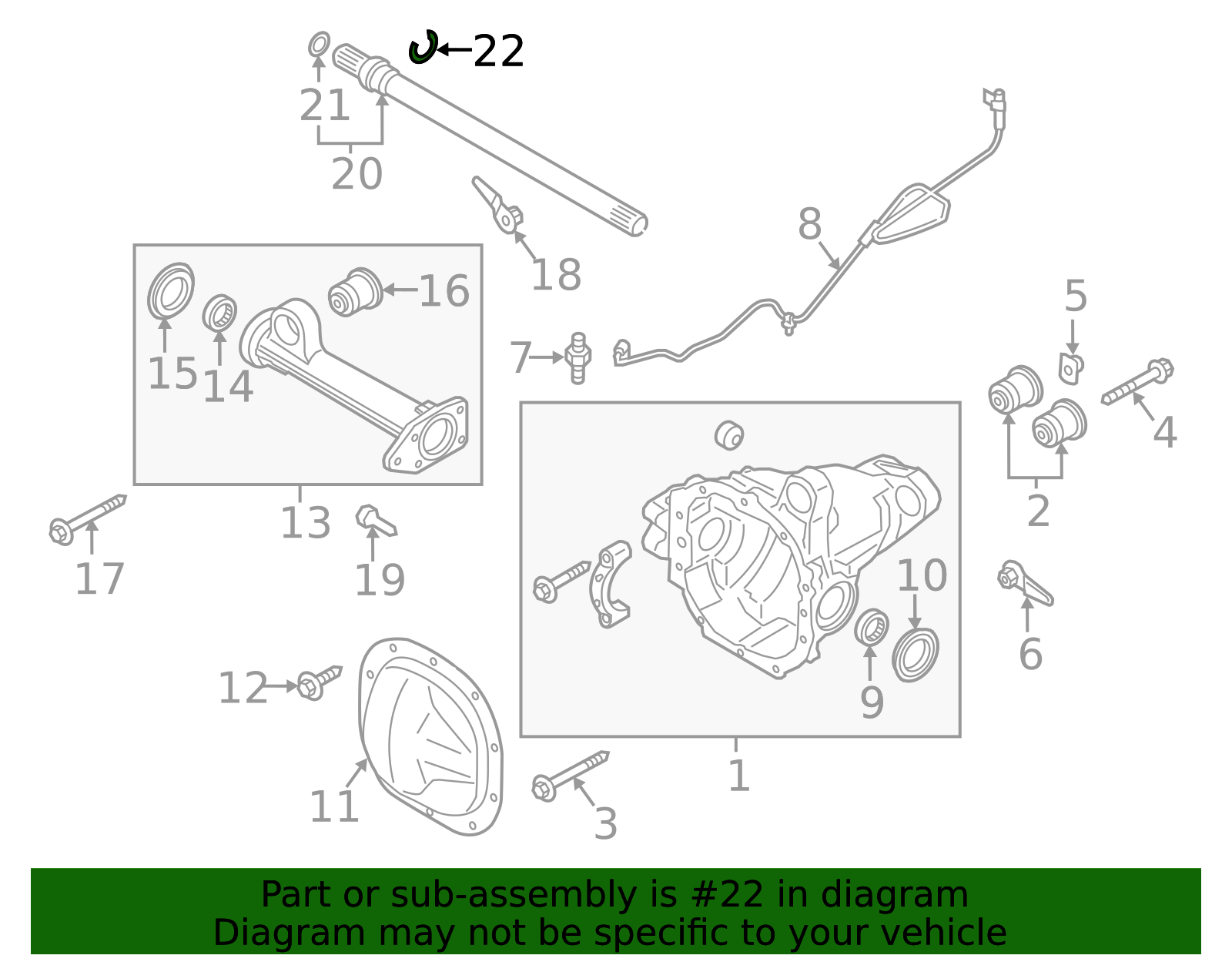 1L2Z-4B422-BA - Drive Axle Shaft Lock C-Clip 2007-2026 Ford | Ford ...