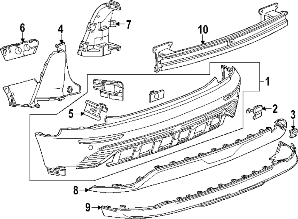 26393065 - Valance Panel 2024 Chevrolet Blazer EV | GMPartsNow