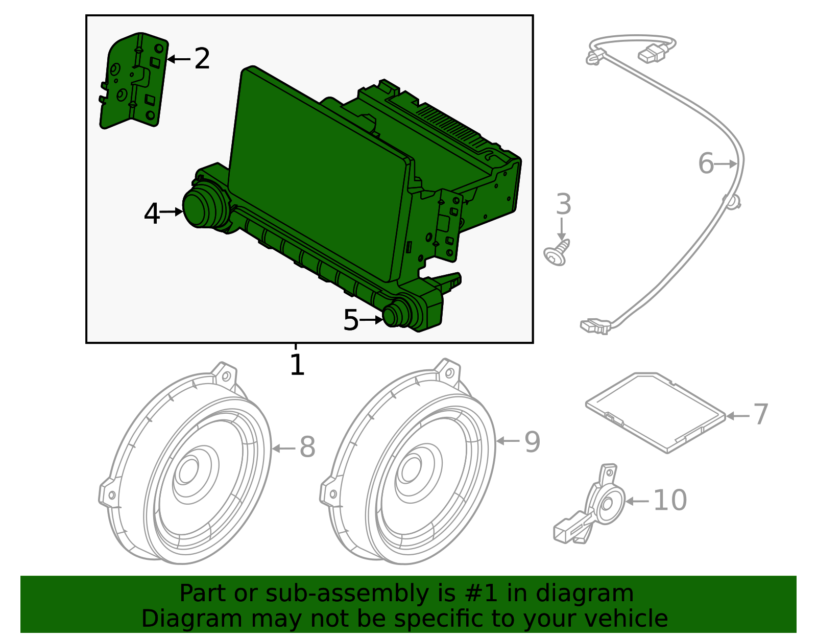 Hyundai - 96160-K2893-MDD - Display Unit - 2020-2024 Hyundai Venue ...
