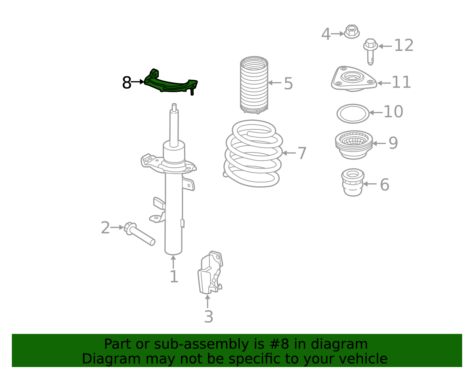2012-2019 Ford Coil Spring Insulator CV6Z-5414-B | OEM Parts Online