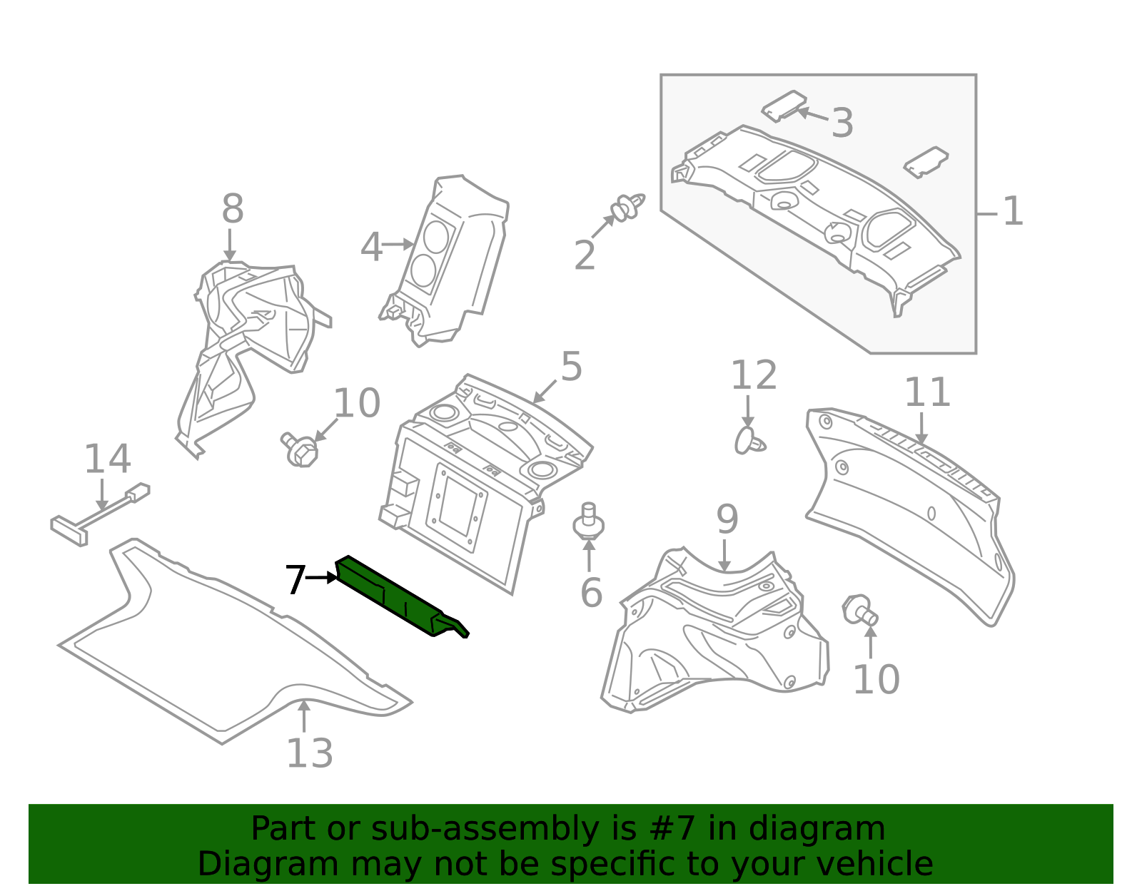 2009-2024 Nissan GT-R Spacer 84980-JF00A | QuirkParts