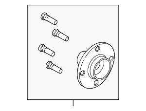 2014-2019 Ford Fiesta | Motorcraft™ Hub | HUB-225 | Walls' Ford Parts