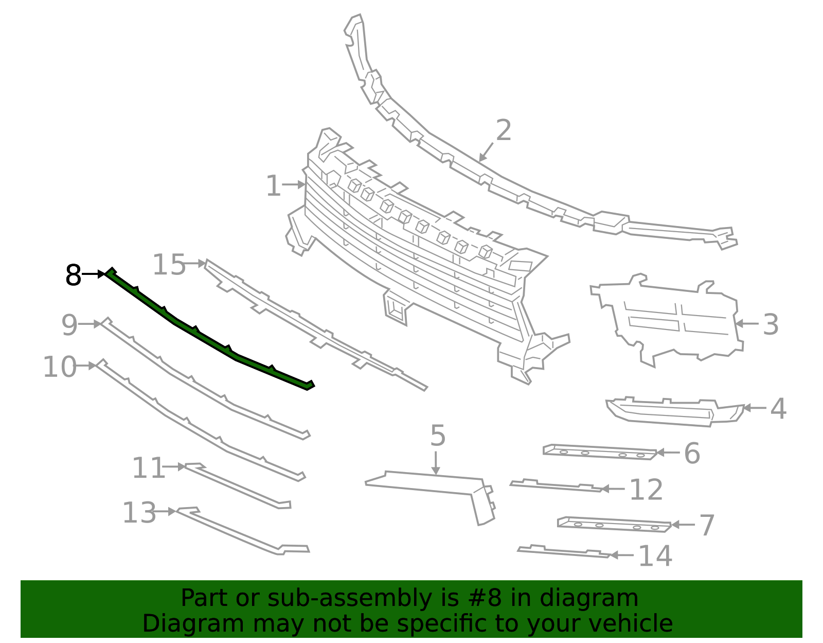 2019-2023 Porsche Cayenne Inner Molding 9Y0-807-179-M7U | OEM Parts Online