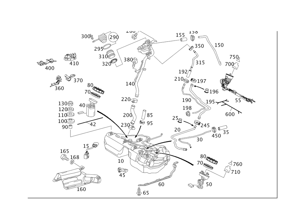 001-990-80-54 - 1960-2011 Mercedes-Benz - Union Nut | World Mercedes ...