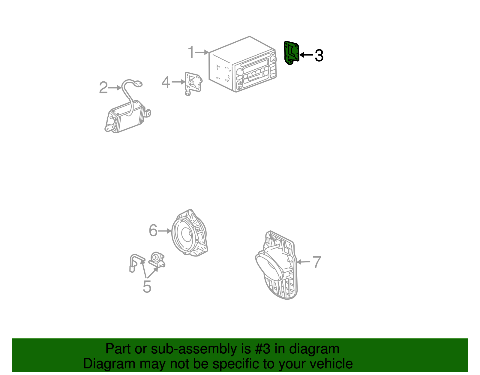 86211-0C010 - Mount Bracket - 2000-2003 Toyota | Toyota Parts Delivered