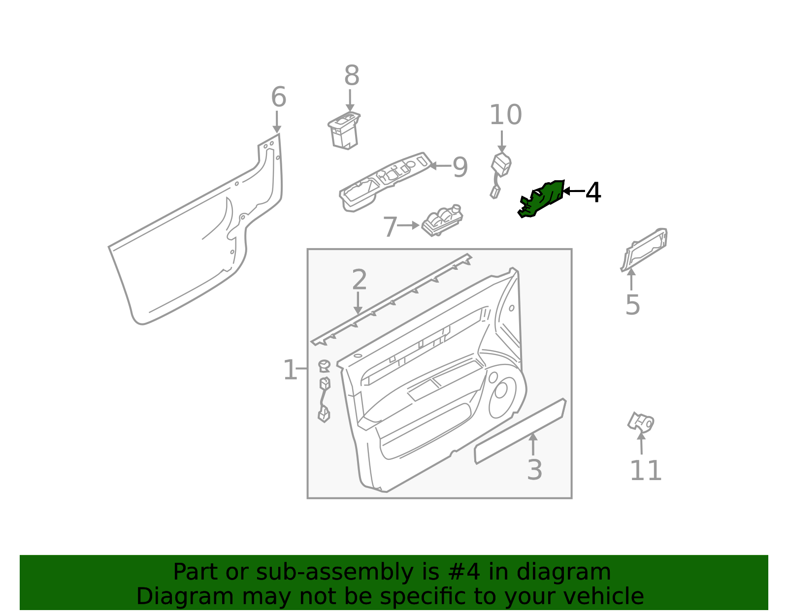 2005-2008 Suzuki Forenza | 2005-2008 Suzuki Forenza - Handle, Inside ...