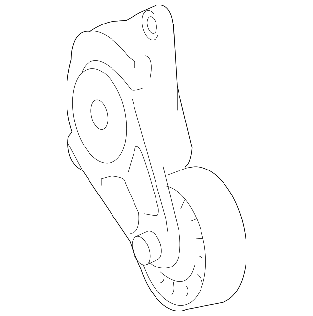 2018-2025 Toyota Serpentine Tensioner 16620-F0013 | MotorMotor