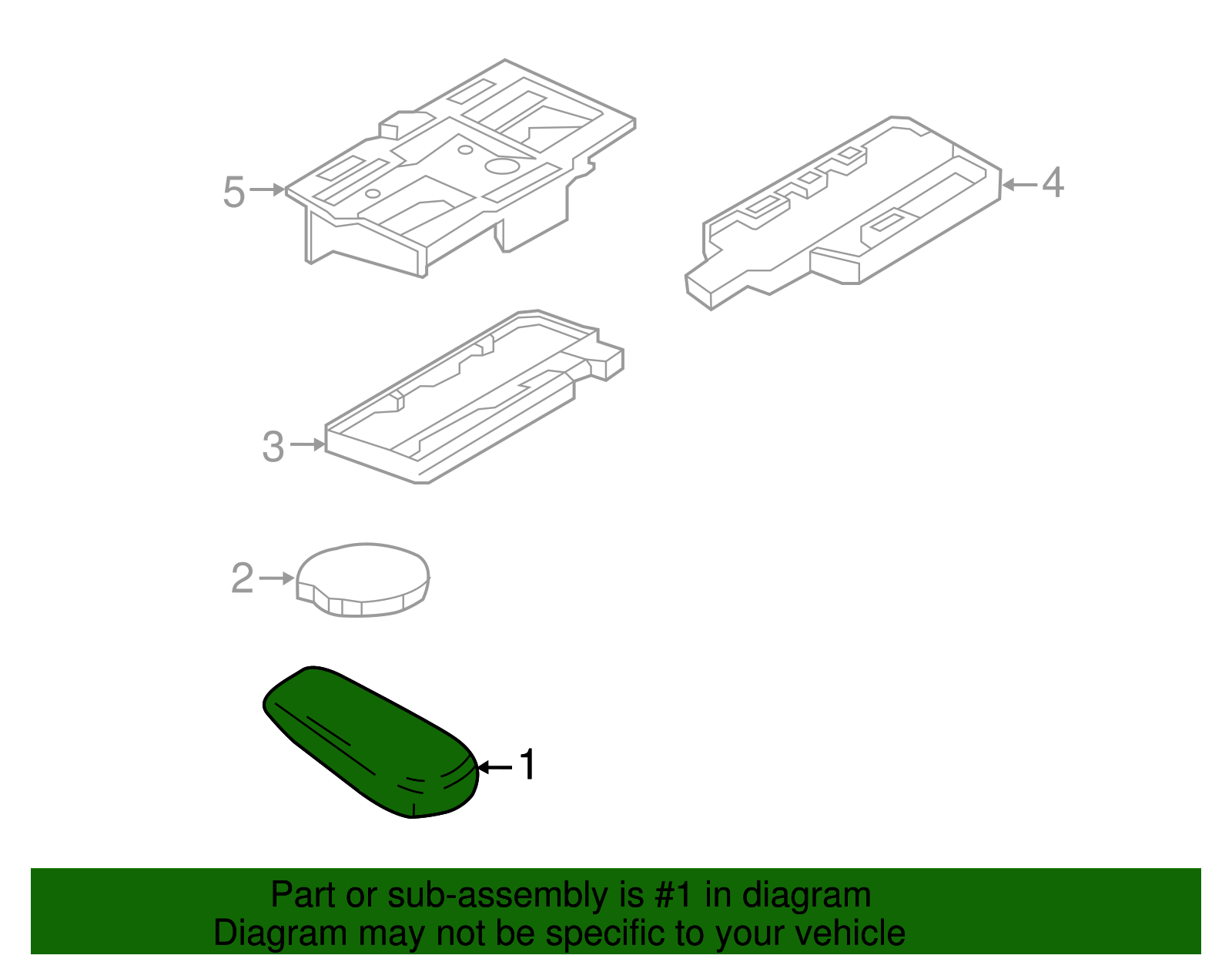 V04-015-001-CP - 2011-2024 Porsche - Keyless Entry Transmitter ...