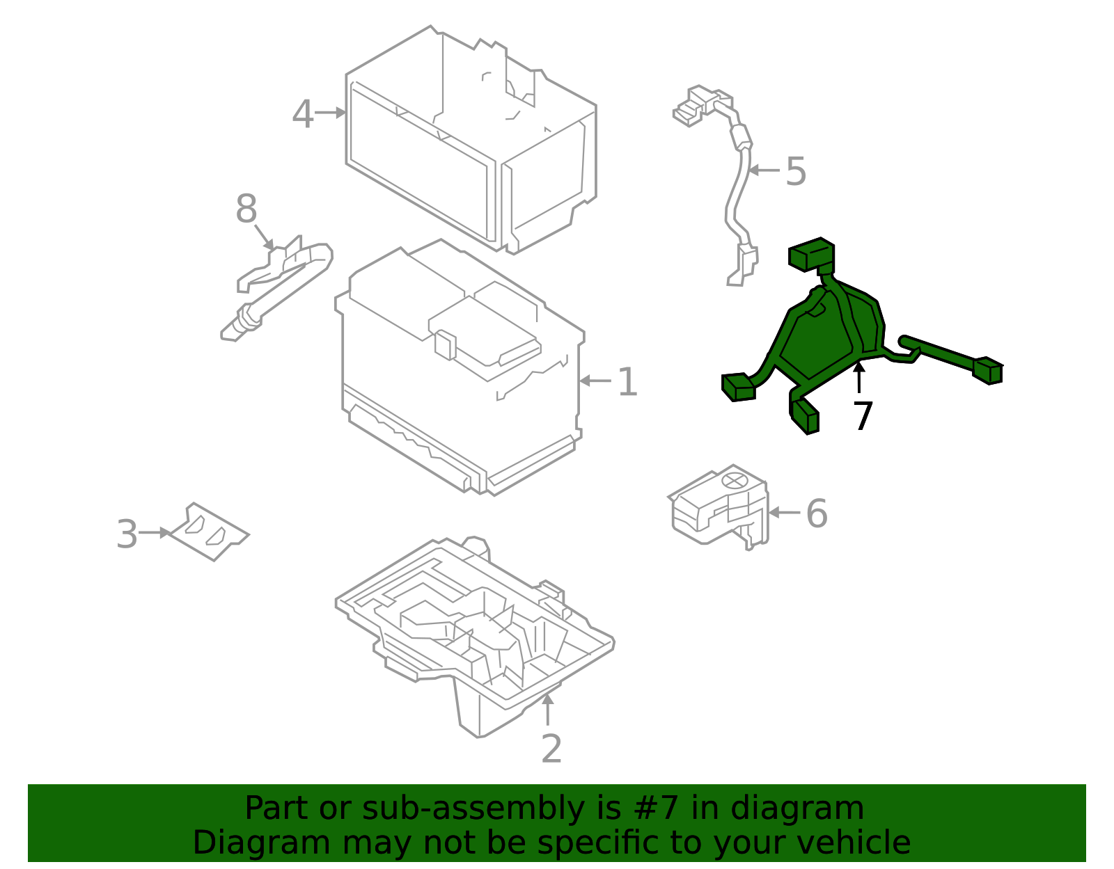 Hyundai - 91850-CW010 - Battery Cable - 2022-2024 Hyundai Tucson | OEM ...