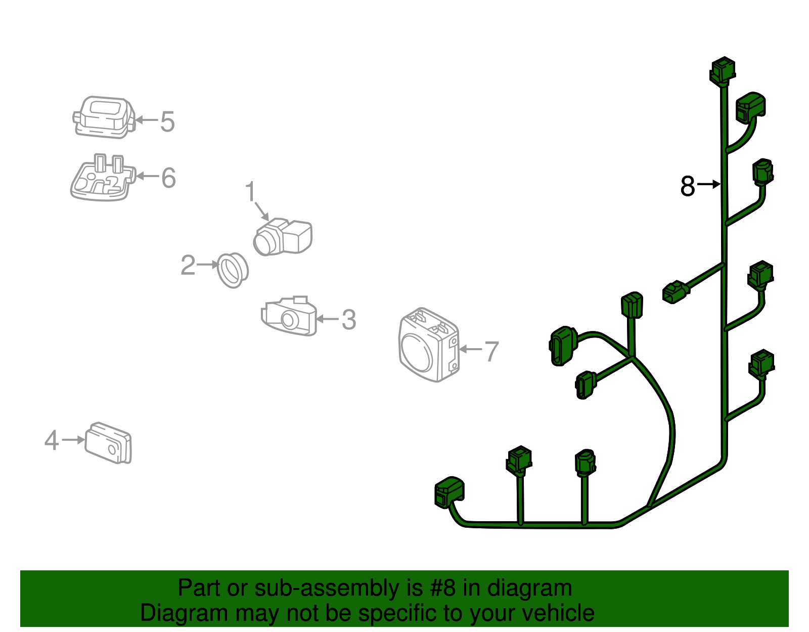 4H0-971-095-AP - Wire Harness 2015-2018 Audi | Audi OEM Parts