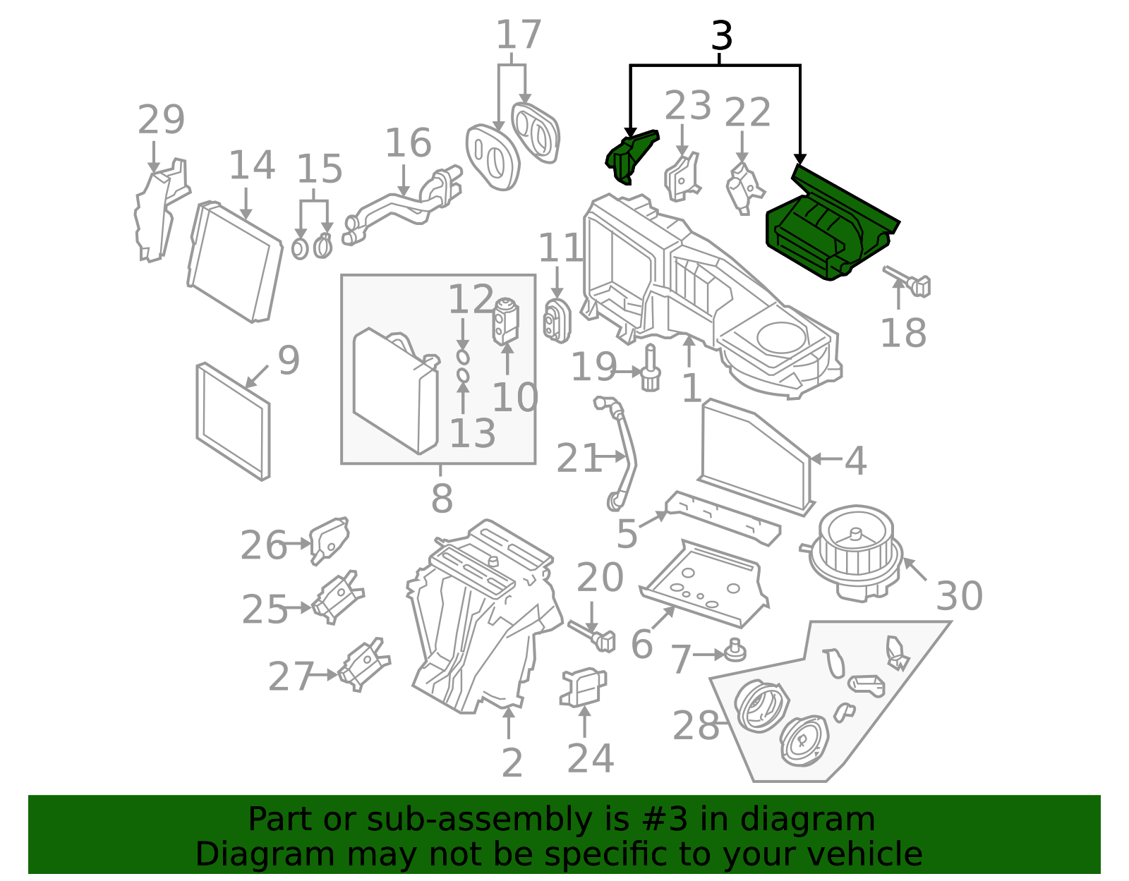2006-2007 Volkswagen Intake Duct 3C0-898-304-C | VW Direct Auto Parts