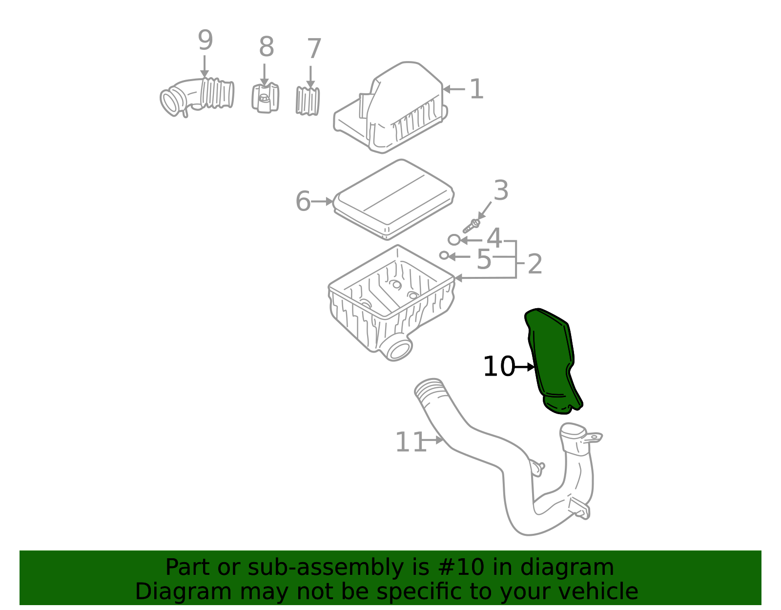 Air Intake Hose - Seamless OEM Engine Airflow 28210-26350 | AutoNation ...