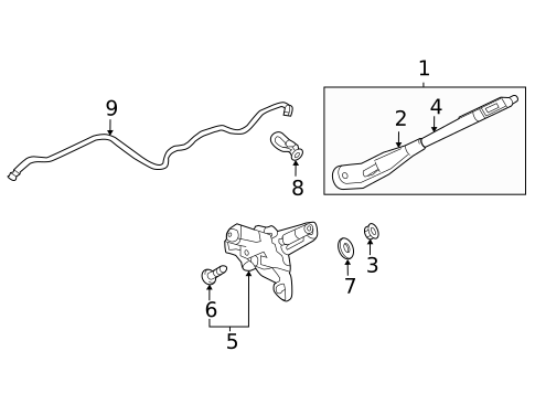 Wiper & Washer Components for 2025 Cadillac XT6 | GMPartsDirect.com