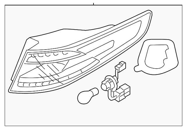 2014-2015 Kia Optima | Tail Lamp Assembly | 92402-4C500 | Kia Auto Parts