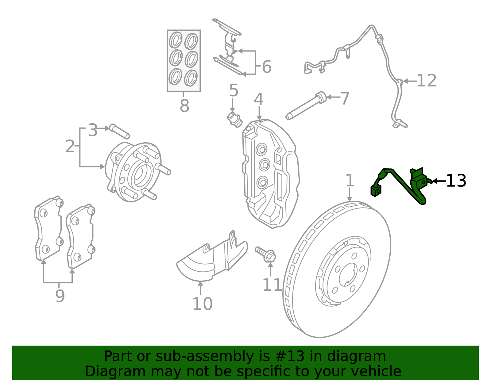 Brake Hose - Maintain Pressure with OEM Precision | AutoNation Parts