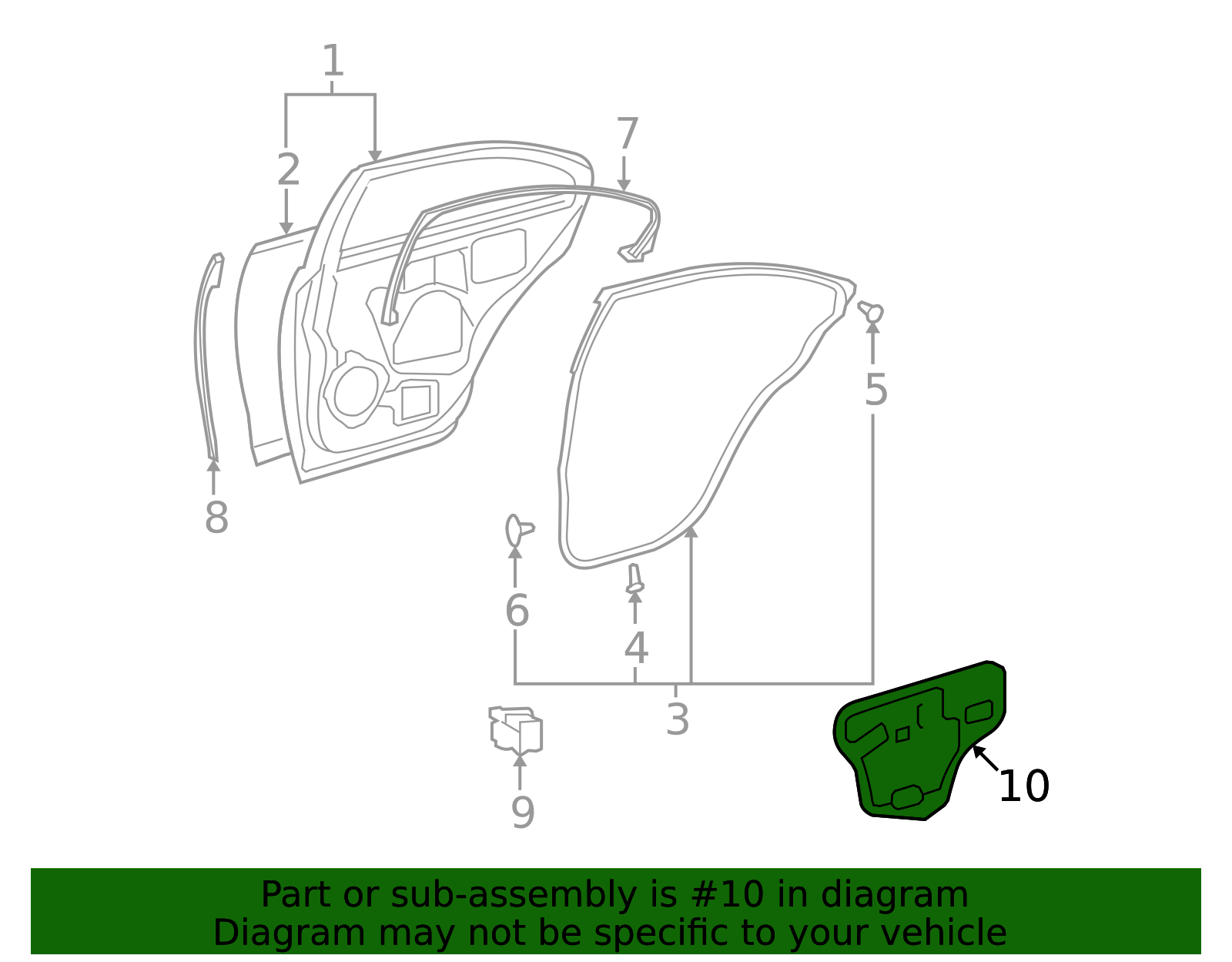 67842-33090 - High-Quality Door Access Cover for 2007-2012 Lexus ES350 ...