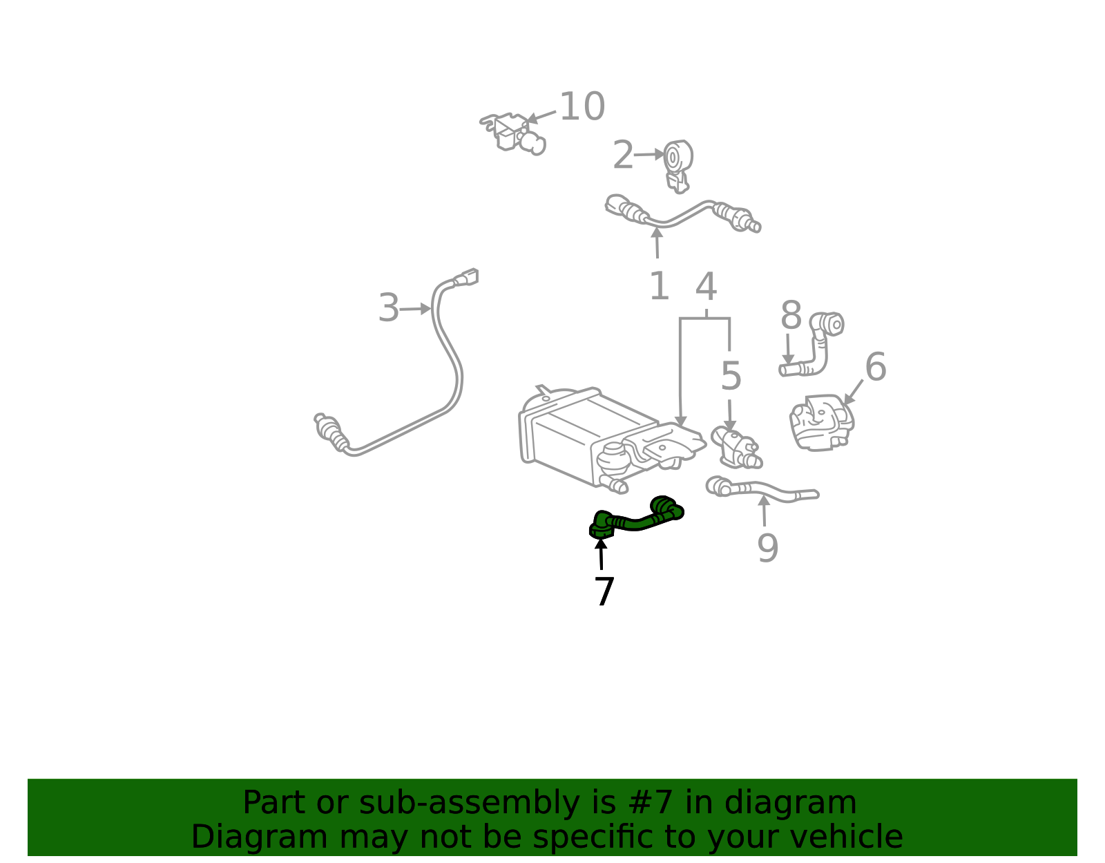 2004-2012 Toyota Vent Hose 77404-06050 | Toyota Parts Center