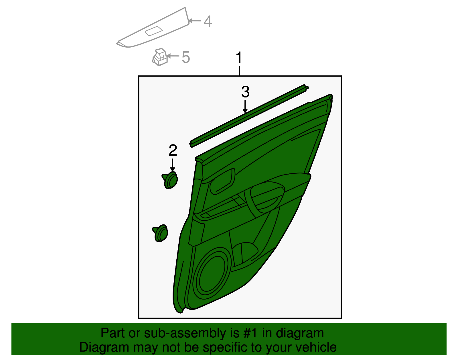 BAN6-68-52YA-30 - 2004-2008 Mazda 3 - Trim Panel Assembly | Mazda Part ...