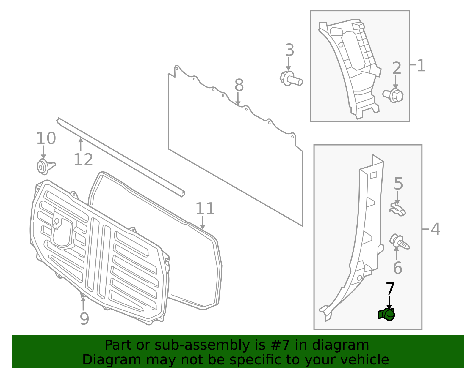 Genuine Official Toyota Cowl Trim Clip part# 90467-09212 for 2007-2025 ...
