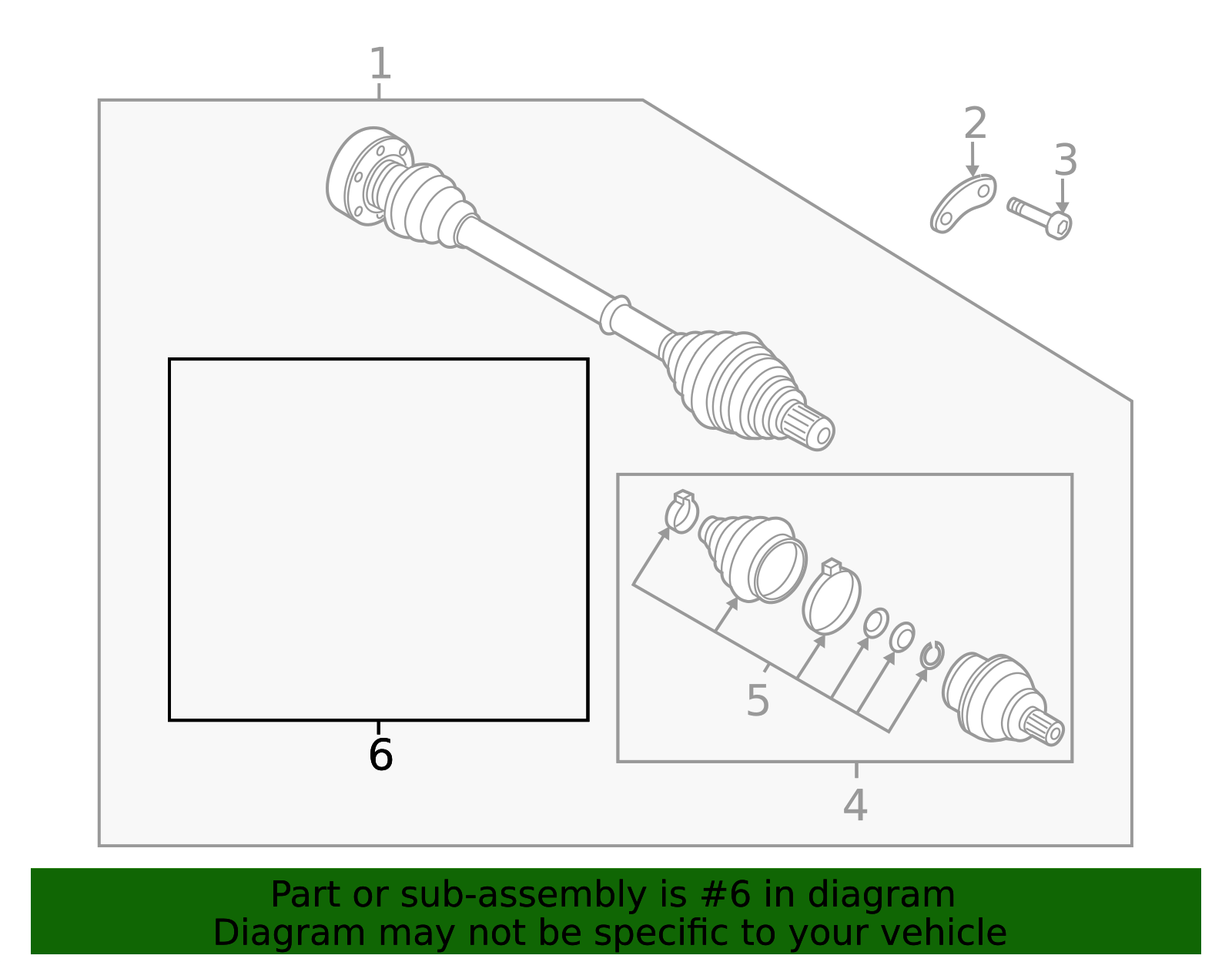 2018-2021 Volkswagen Cv Joint Kit 3QF-498-103 | VW Direct Auto Parts