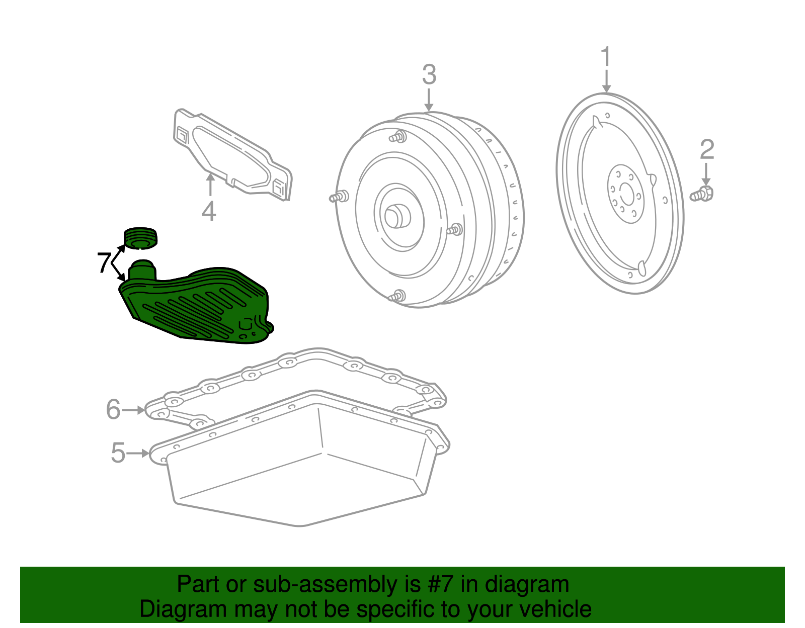 F6AZ-7A098-A - Transmission Oil Filter 1994-2014 Ford | Ford Parts Direct