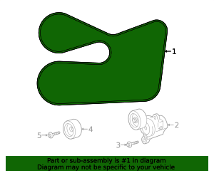 2016-2025 Lexus Serpentine Belt 90916-A2026 | OEM Parts Online