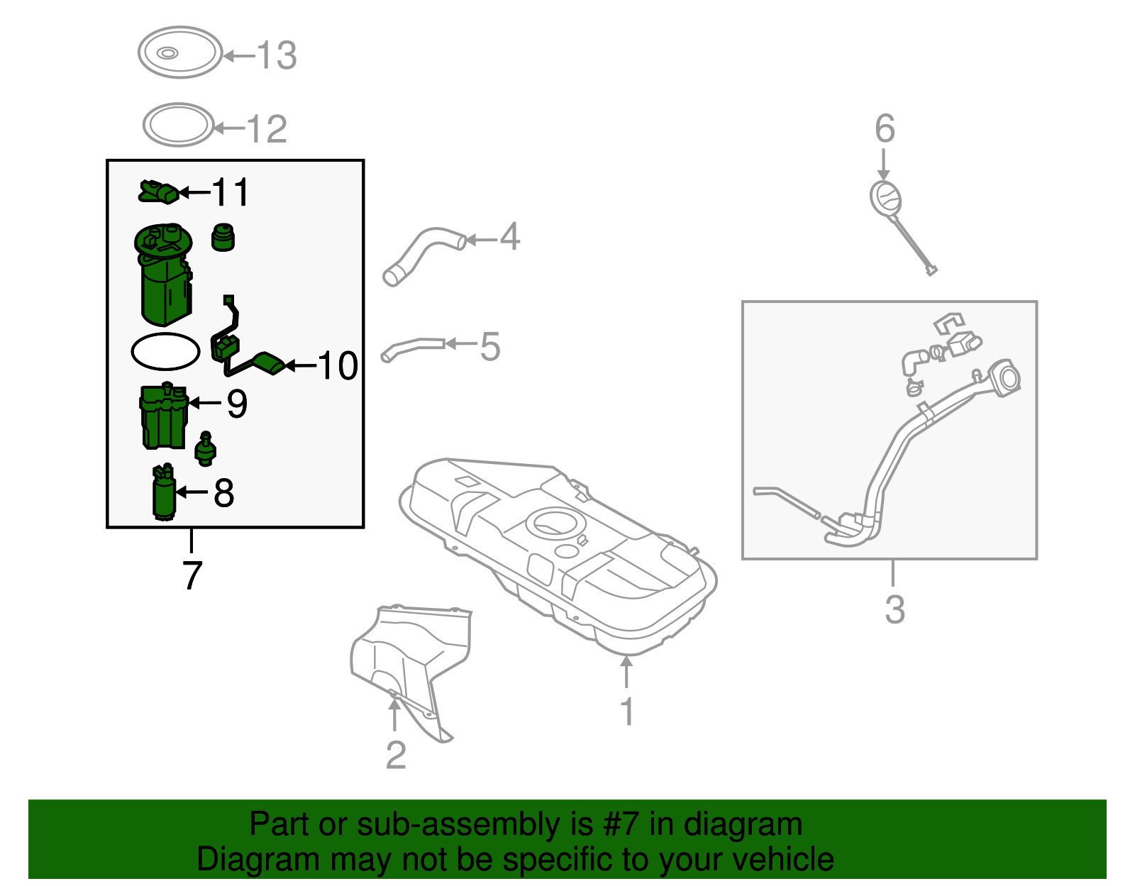 31110-2K400-DS1 - Fuel Pump Assembly 2012-2013 Kia Soul | Kia.Parts Store