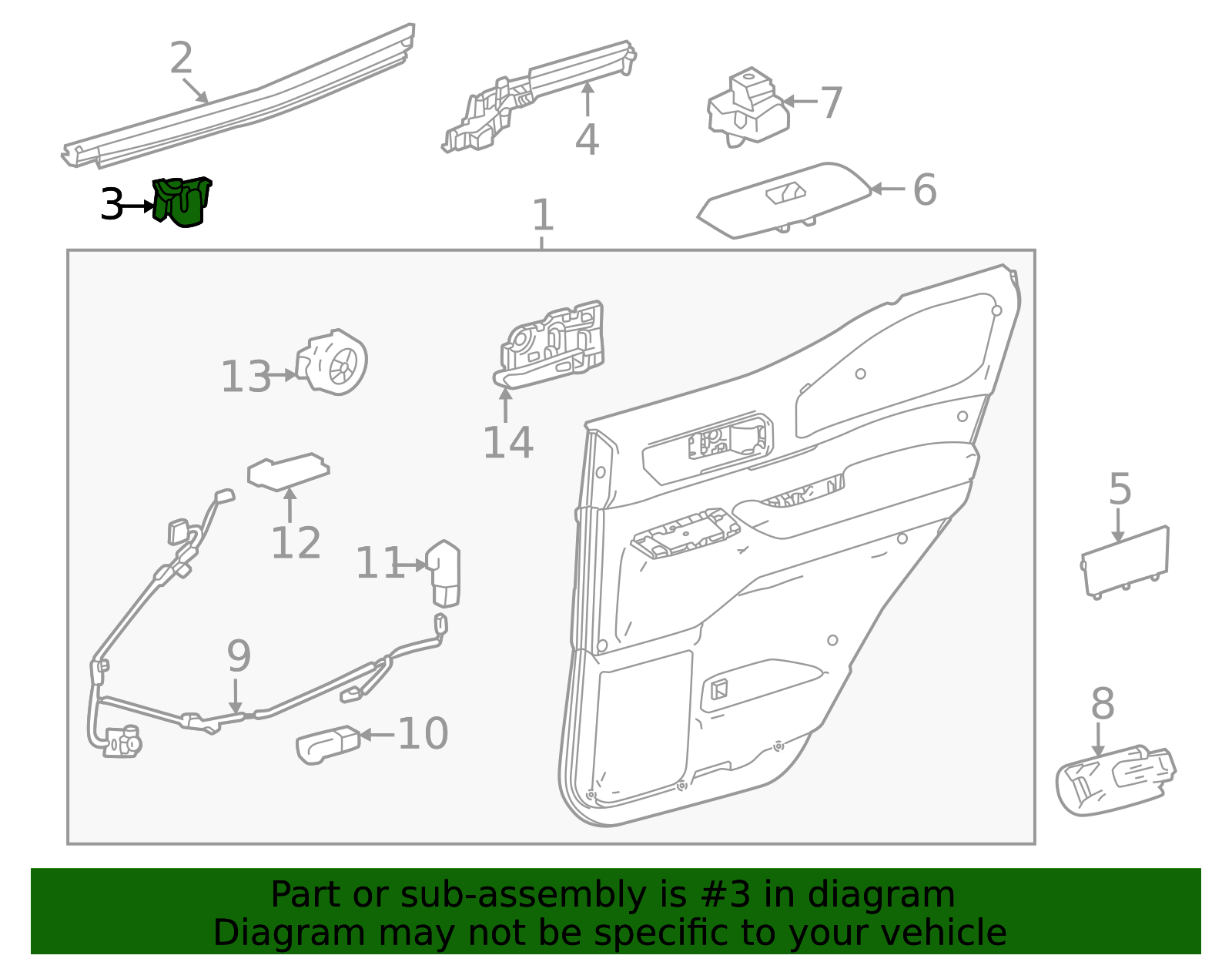 2024-2025 Toyota Land Cruiser Front Seal 67848-60090 | Lithia Toyota Parts