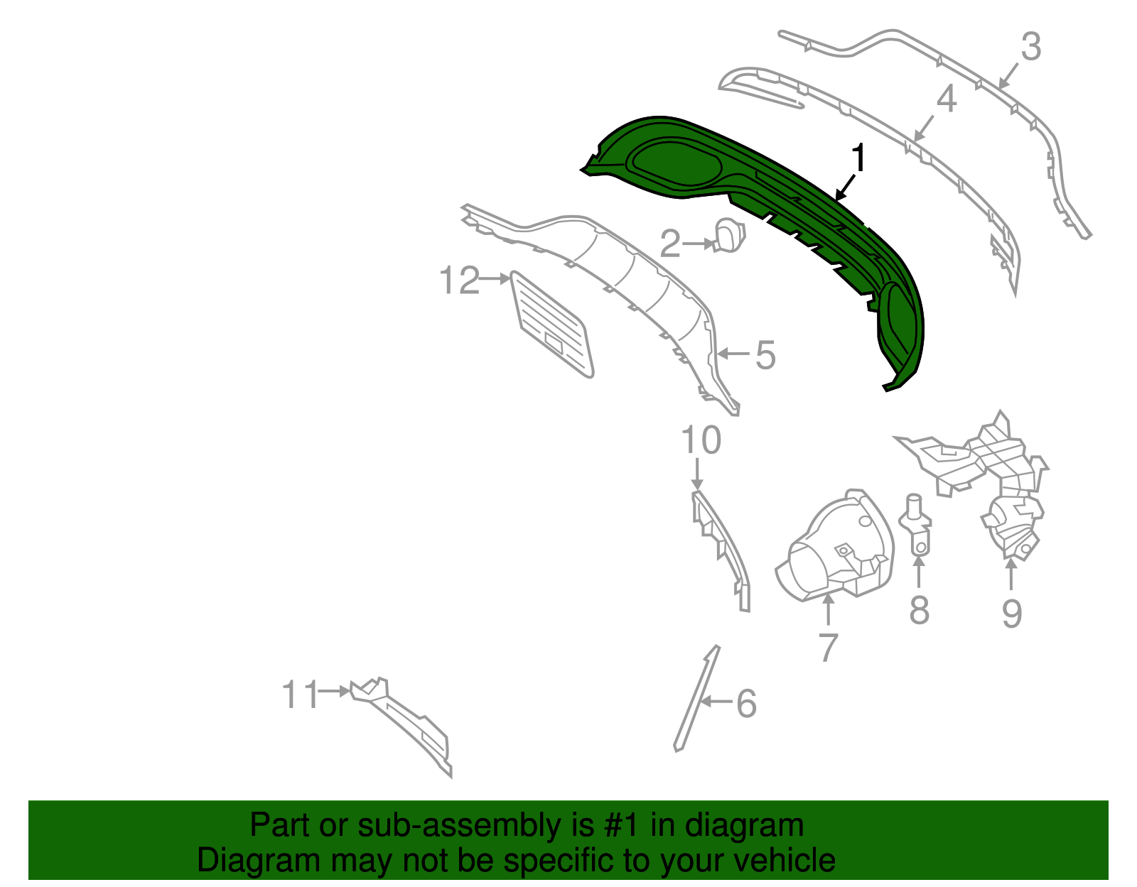 205-885-88-38 - Lower Cover 2017-2018 Mercedes-Benz | Mercedes-Benz ...