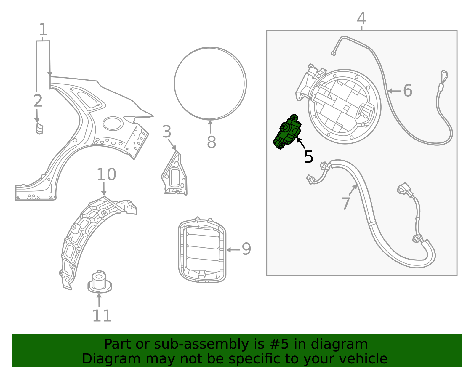 2019-2025 Mazda Fuel Filler Door Lock Actuator BCJH-56-890D | OEM Parts ...