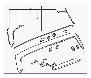 2016-2022 Chevrolet Spark Primed Rear End Spoiler 42562873 | Capital ...