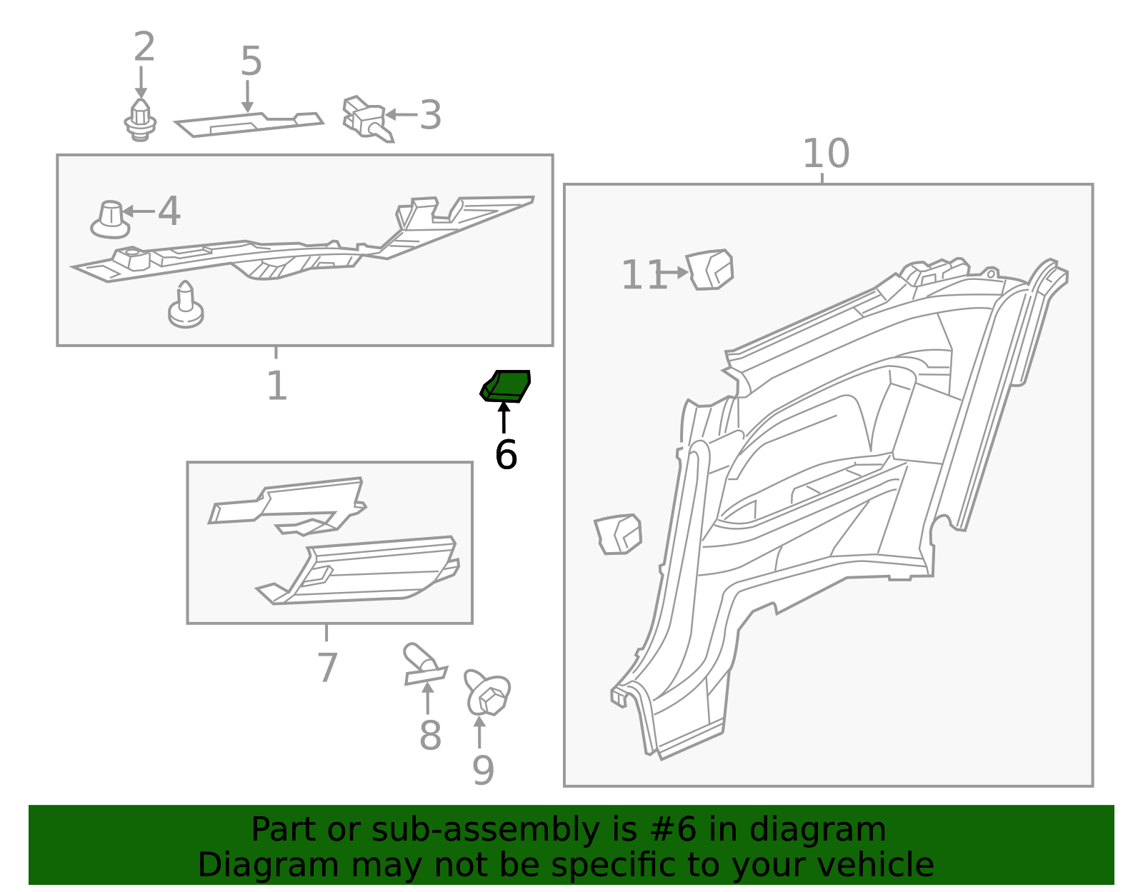 84135-TS8-A01ZA - Quarter Panel Trim Cap Honda Parts Online