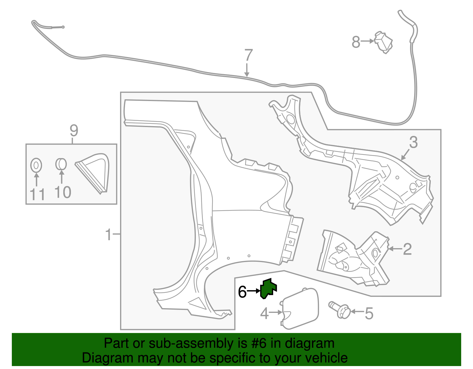 2011-2017 Nissan Fuel Door Spring - Passenger Side (RH) 78836-1FA0B ...