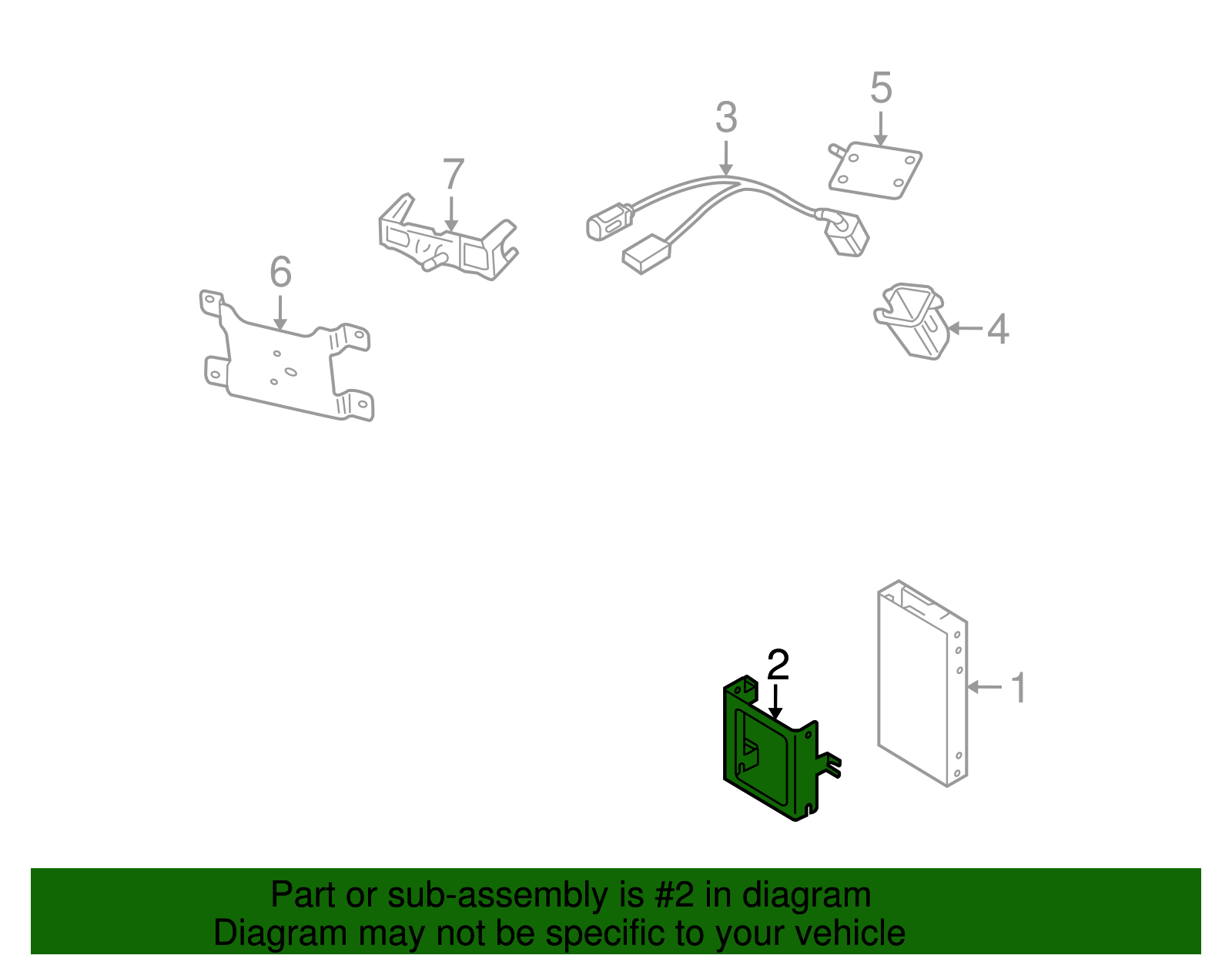 420-907-392-A - Control Module Bracket 2008-2015 Audi R8 | Audi OEM ...