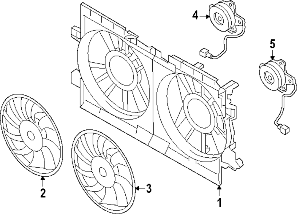 2024-2025 Subaru Fan Shroud 45122FN000 | Subaru Parts Guys