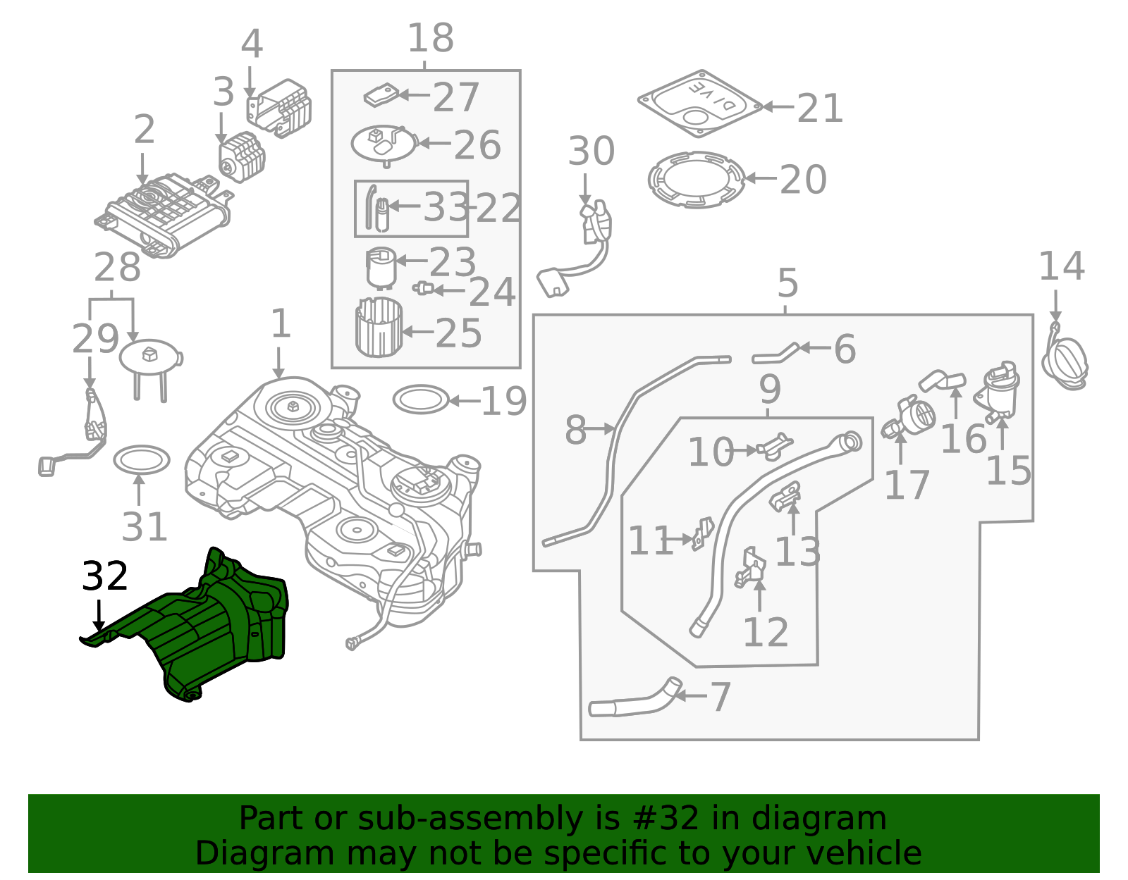 2022-2025 Hyundai Tucson Tank Shield 31220-P0000 | MotorMotor