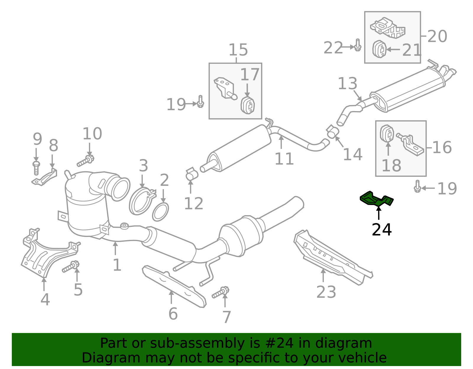 2019-2021 Volkswagen Jetta Heat Shield 5Q0-825-721-E | vwpartscenter