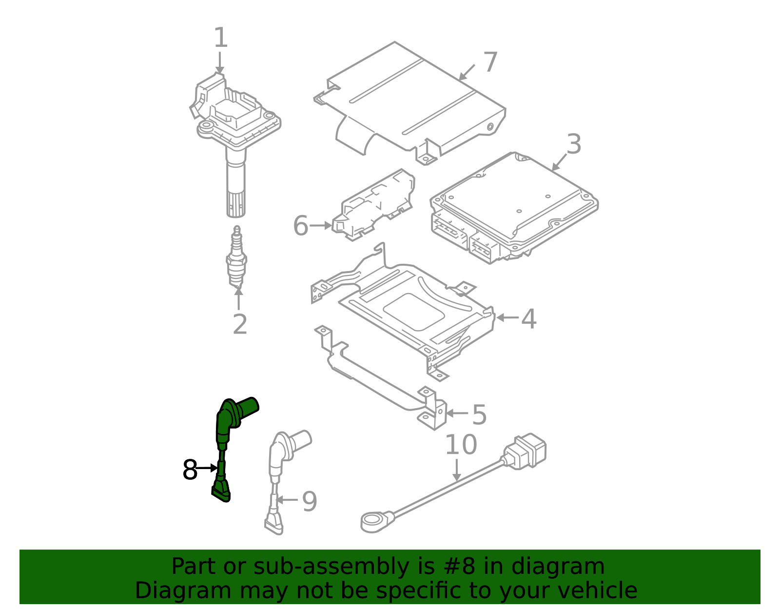 Engine Camshaft Position Sensor 06C-905-163-B | OEM Parts Online