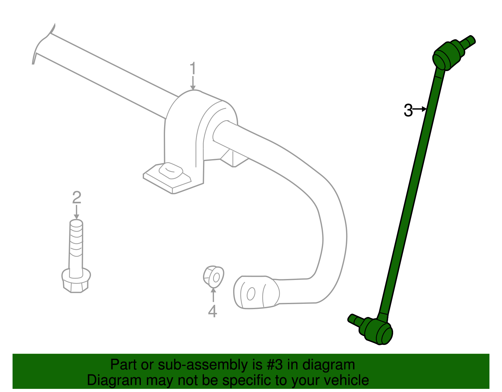 2005-2025 Volkswagen Stabilizer Link 5Q0-411-315-D | OEM Parts Online