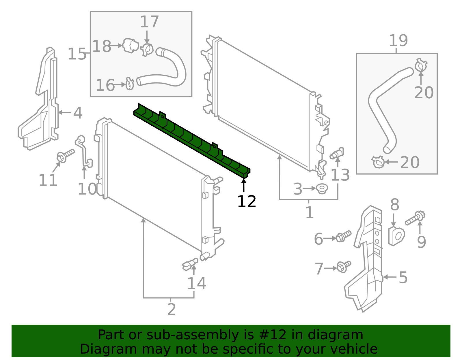 2017-2022 Kia Niro | Air Deflector | 29135-G5000 | Kia Auto Parts