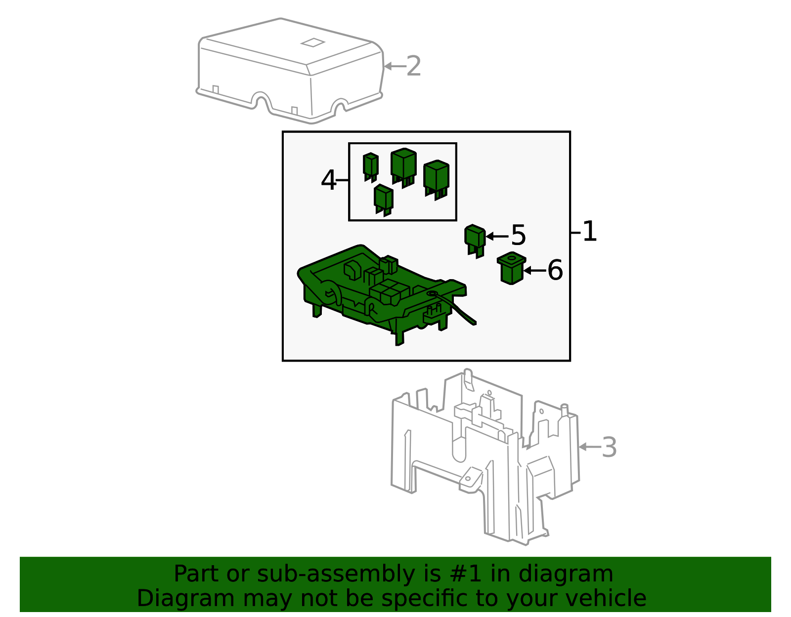 2009-2011 GM Fuse Block 20828609 | Parts McElveen
